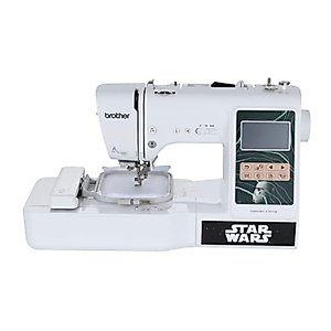 Brother Sewing and Embroidery Machine, 4 Star Wars Faceplates, 10 Downloadable Star Wars Designs, 80 Designs, 103 Built-In...