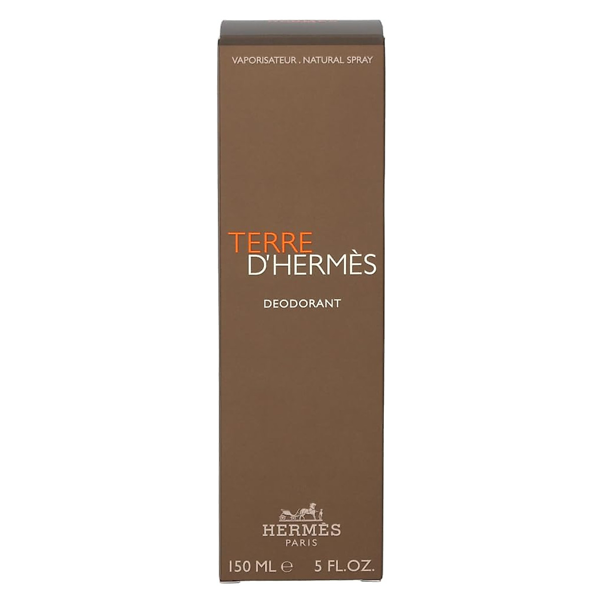 Terre D' Hermes By Hermes For Men. Deodorant Natural Spray 5.0 Oz / 150 Ml