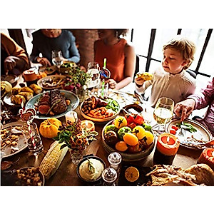 20 Pack Christmas or Thanksgiving Party Decorative Straws Turkey Christmas or Thanksgiving Straws with 4 Sheets Make-A-Turkey Stickers Straws for Christmas Supplies Party Favors - Mixed