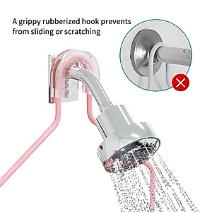 TreeLen Shower Caddy Pink, Large Shower Racks for Inside Shower, Pink Bathroom Organizer, Gift for Girlfriend