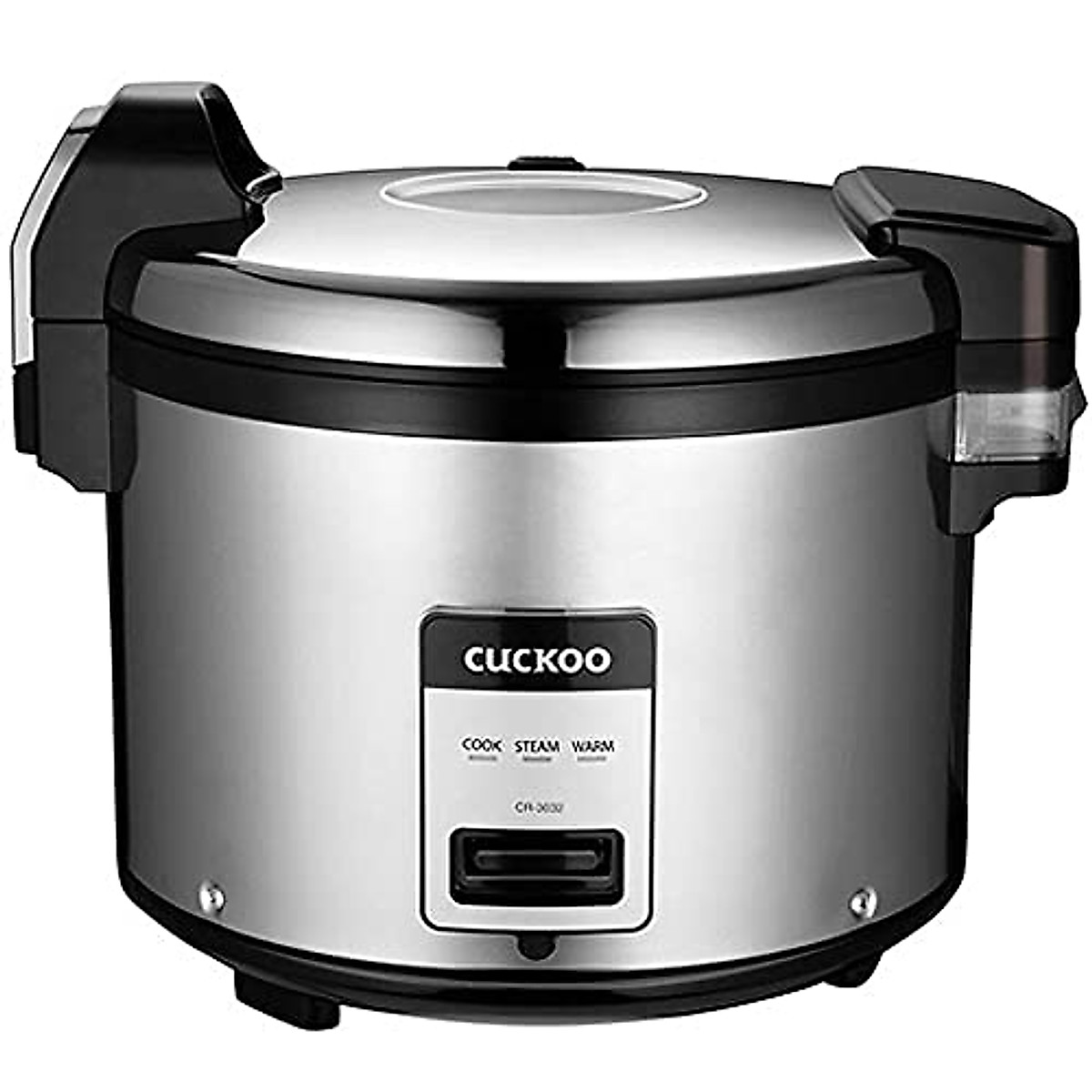 CUCKOO CR-3032 | 30-Cup/7.5-Quart (Uncooked) Commercial Rice Cooker & Warmer | Automatic Warm Mode, Nonstick Inner Pot, Detachable Inner Lid | Stainless Steel