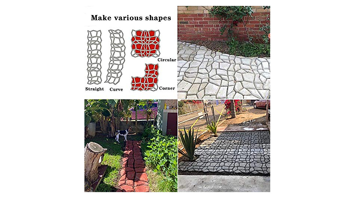 Easy DIY Walk Path Maker Molds - Create Beautiful Patio Paths