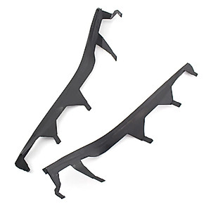 GSRECY Left Right Headlight Upper Cover Rubber Strip Seal Gasket Compatible with 2002-2005 BMW 4 Door E46 325i 330i Headlight Sealing Trims Gasket