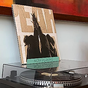 MODBOXUSA Modern Steel Vinyl Record LP Album Wall Now Playing Shelf in Retro Colors (Satin Light Green)