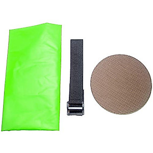 DEEALL 2PCS Horse Soaking Boot Equine Hoof Soaking Poultice Bag Draft Hooves Wrapped Easy Soaker Sack Care Icing Bucket Treating Bags with EVA Pad (Green)