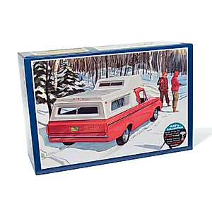 Skill 2 Model Kit 1963 F-100 Camper Pickup Truck 3-in-1 Kit 1/25 Scale Model by AMT AMT1412