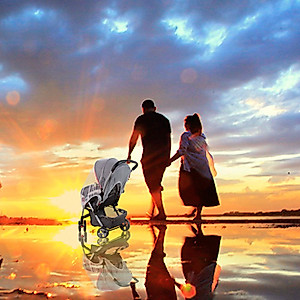 Yosoo Baby Net Cart Full Cover Travel System Netting Bee Net for Baby Strollers, Bassinets, and Car Seats Mesh