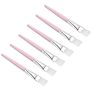 PATIKIL Succulent Cleaning Brush 6Pack 152mm Gardening Tools Plant Brush for Garden Pink Handle