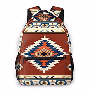 Aztec Backpack Tribal Western backpack for Boys Girls Elementary School Navajo Bags Back to School Gift Bookbag 2nd 3rd 4th 5th 6th Grade