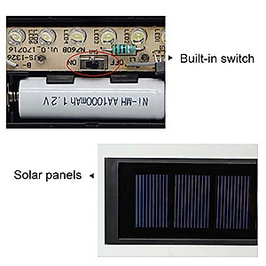 Solar Led House Number Digital Light, Modern Address Sign, Wall-Mounted Signage for Home Garden Yard Street