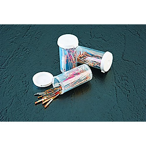 Caplugs ZCVV70ASMQ2 Plastic Vials. CVV-70, PE-LD, Vial Size 7drams Fluid oz 88, White (Pack of 18)