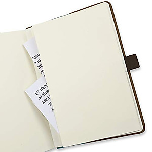 RICCO BELLO Pocket to Do List, Undated, Notebook with Pen Loop, Storage Pocket, For Work, School, Home, Productivity Planner, 4.25 x 6 inches (Blossoms)