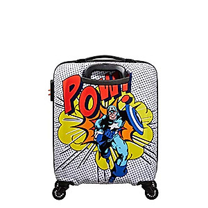 American Tourister, hand luggage, Multicolored (Captain America Pop Art), S (55 cm-36 L)