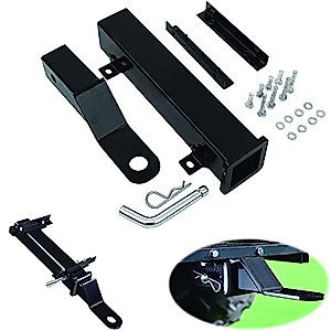 Lonwin Golf Cart Rear Seat Trailer Hitch with Receiver for Footrest-Club Car,EZGO,Yamaha