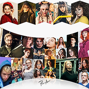 Pro Acme Non Prescription Clear Lens Glasses Retro Small Round Metal Frame (Silver)