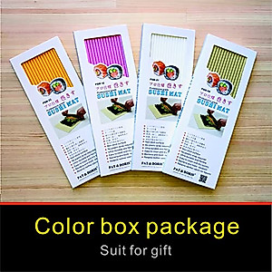 Professional Non-stick Sushi Mat Plastic Sushi Rolling Mat Sushi Mat Roller Makisu Sushi roller 10.5 in x 9.8 in