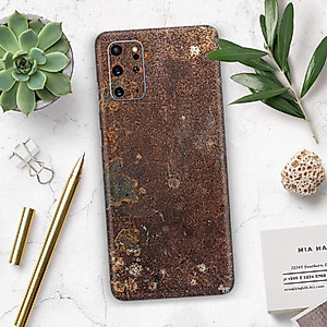 DesignSkinz Rustic Textured Surface V3 Protective Vinyl Decal Wrap Skin Cover Compatible with The Samsung Galaxy S20 (Screen Trim & Back Glass Skin)