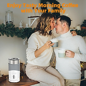 Milk Frother,4-in-1 milk frother steamer,12oz Instant Milk Frother,Milk Warmer for Coffee,Cold Foam Maker,Electric Frother for Milk,Auto Shut-Off,Silent Operation for Latte,Cappuccino,White