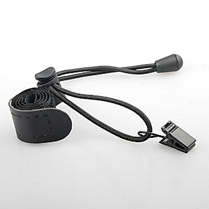 SLOW DOLPHIN Backdrop Background Muslin String Clips Holder Multifunctional for Photo Video Photography Studio 12 Pack, Black