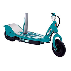 Razor E200S Electric Scooter - 8" Air-filled Tires, 200-Watt Motor, Up to 12 mph and 40 min of Ride Time, Teal