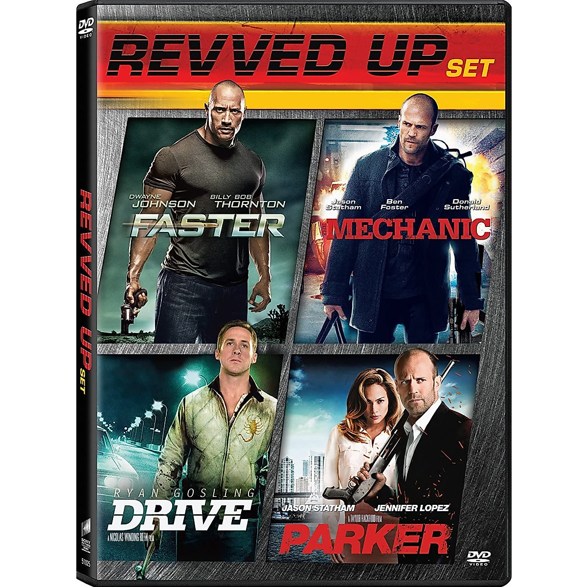 Drive (2011) / Parker (2013) / Faster (2010) / Mechanic, the (2011) - Vol - Set