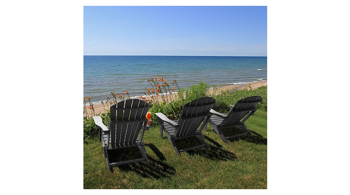 FUNBERRY Adirondack Chairs Set - Adjustable, Foldable, Durable