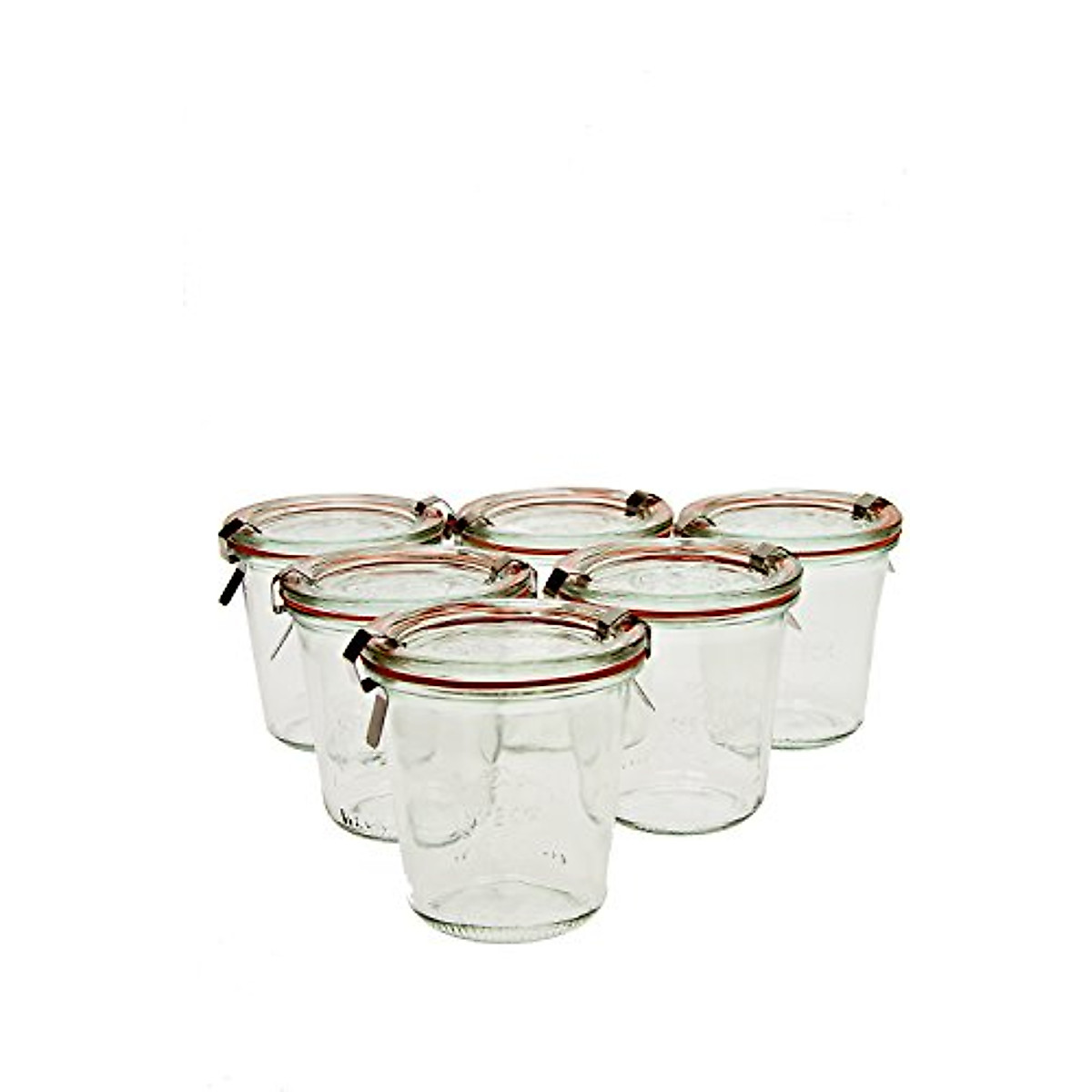 Weck 900 Tall Mold Jar - 1/5 Liter, Set of 6