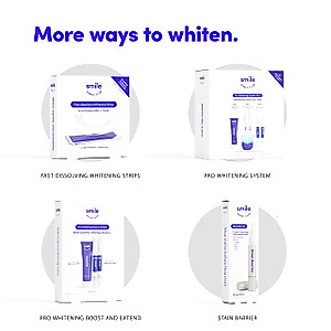 SmileDirectClub Teeth Whitening Kit with Lip Balm - 4 Pack 1.4ml Gel Pens - Professional Strength Hydrogen Peroxide