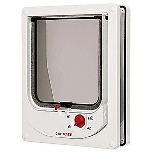 Cat Mate Electromagnetic Cat Flap, White