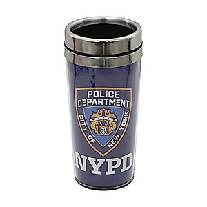 Collection of City Branded Beautifully Designed Travel Mugs (NYPD)