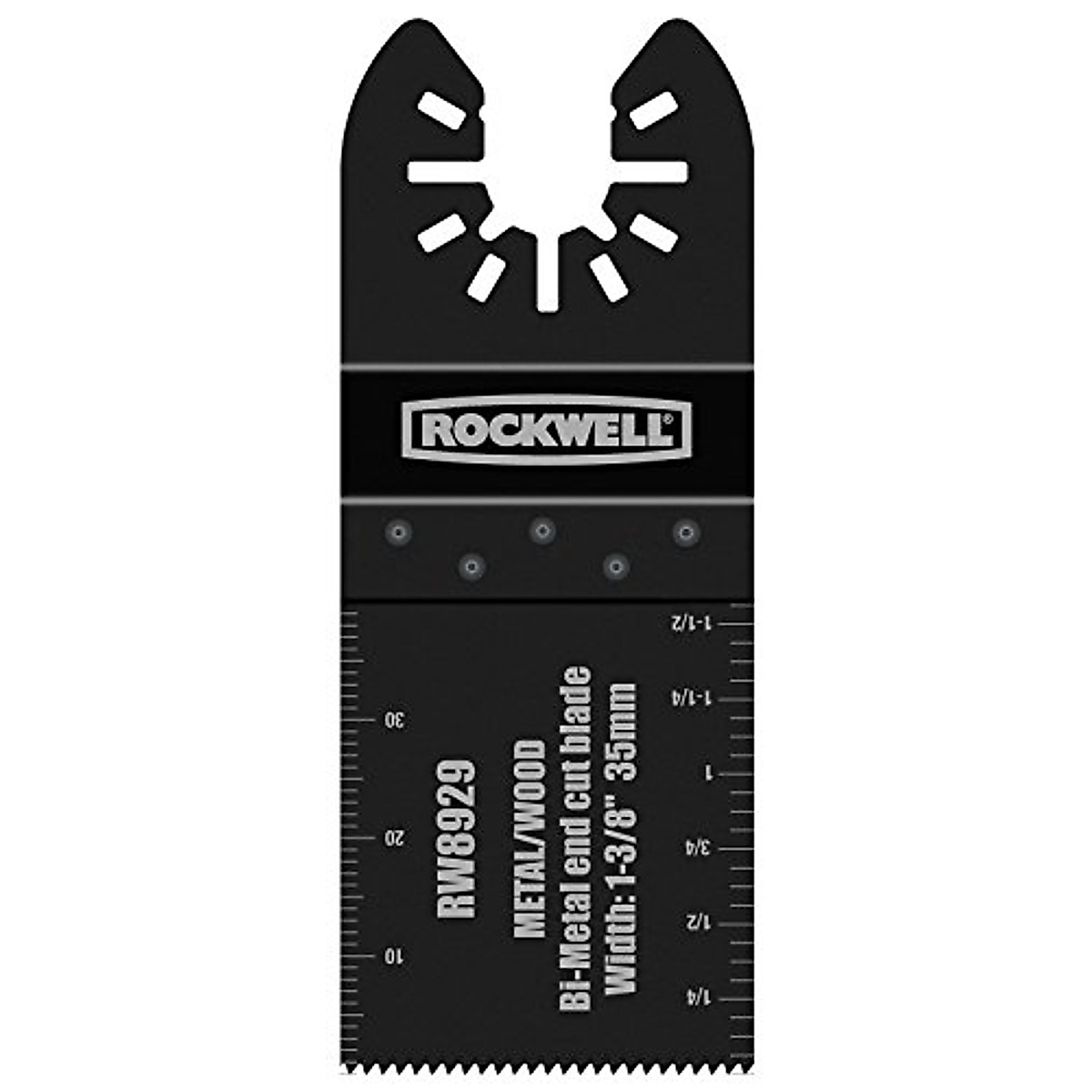 Rockwell RW8981K Sonicrafter Oscillating Multitool End Cut Blades with Universal Fit System, 6-Pack
