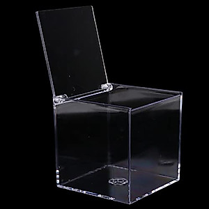 kekafu 2PCS Coffee Capsule Holder Clear Acrylic Box Coffee Pod Storage Coffee Pod Holder Dispenser Tea Bag Organizer with Lid