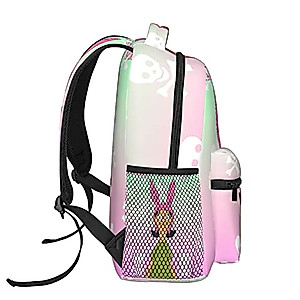 ORPJXIO Backpack Bob's Anime Burgers Double Shoulder Bag for Unisex Laptop Bagpack Large Capacity Travel Backpack for Hiking Work Camping