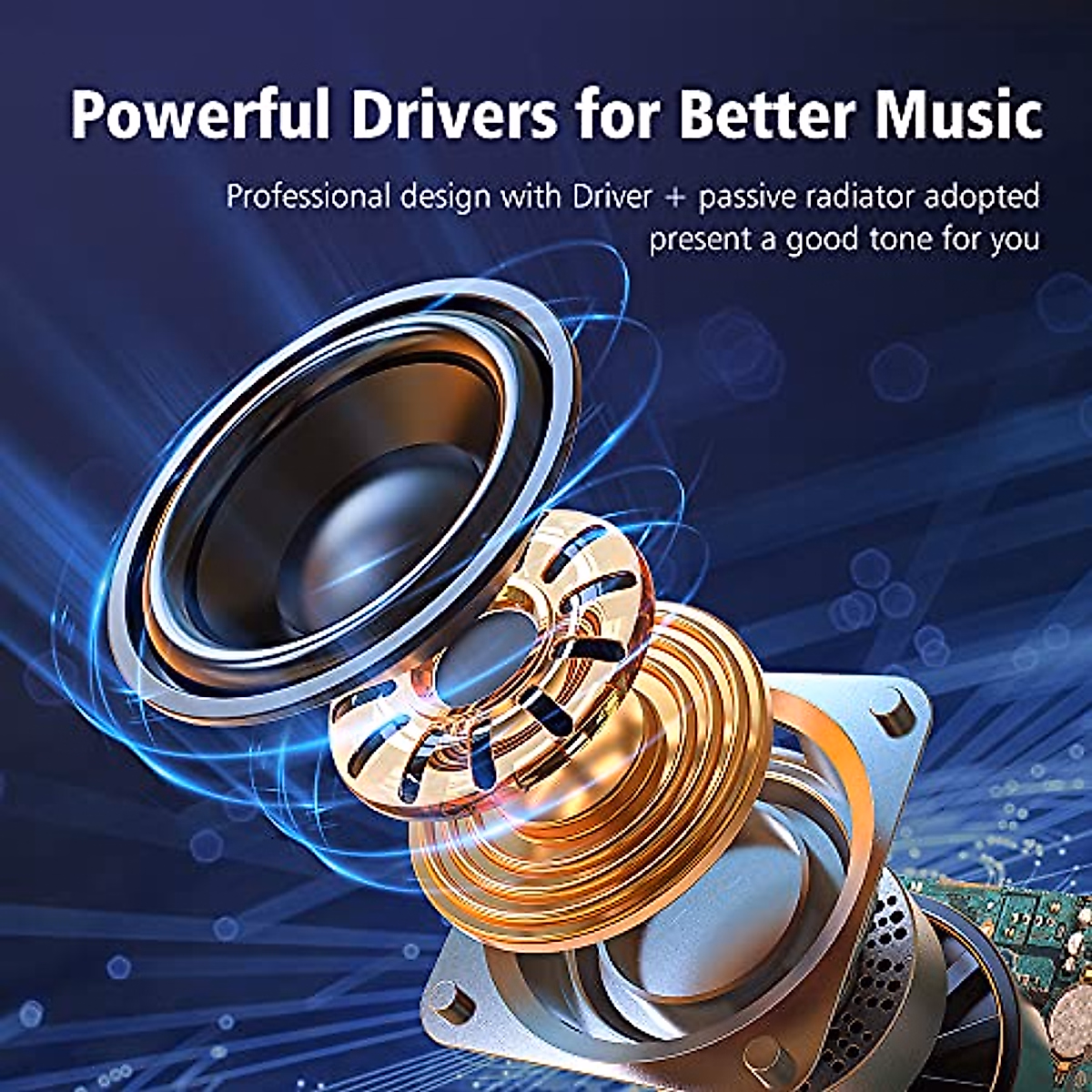 ZEALOT Portable Bluetooth Speakers, Waterproof Speaker IPX5, Mini Wireless Speaker, S32 Upto 12H Playtime, Stereo Pairing, MIC/TF Card/USB/AUX for Home/Outdoor Competible for iOS Andriod Black