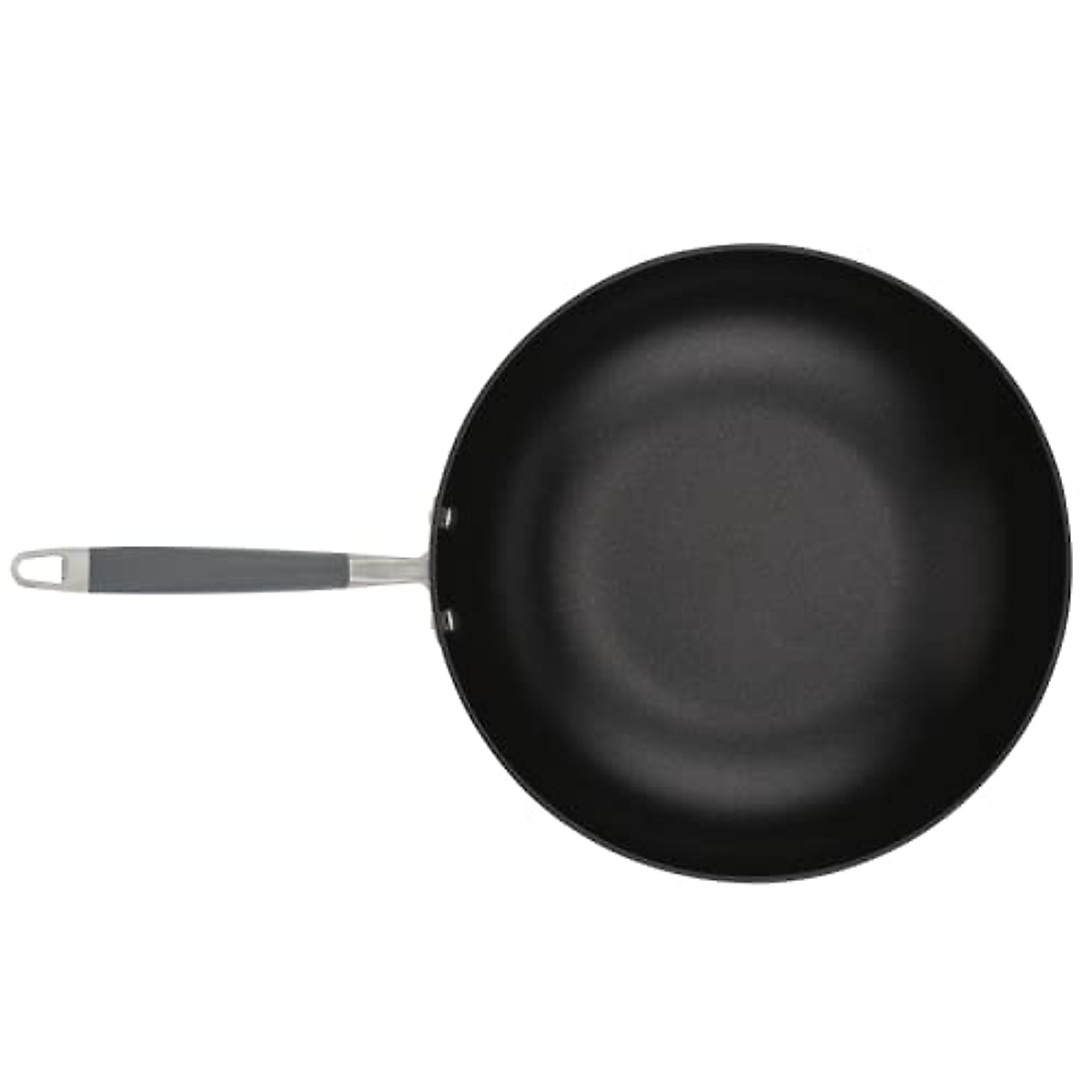 Anolon Advanced Home Hard-Anodized Nonstick Open Stock Cookware- Woks (12-Inch Open Wok, Moonstone)