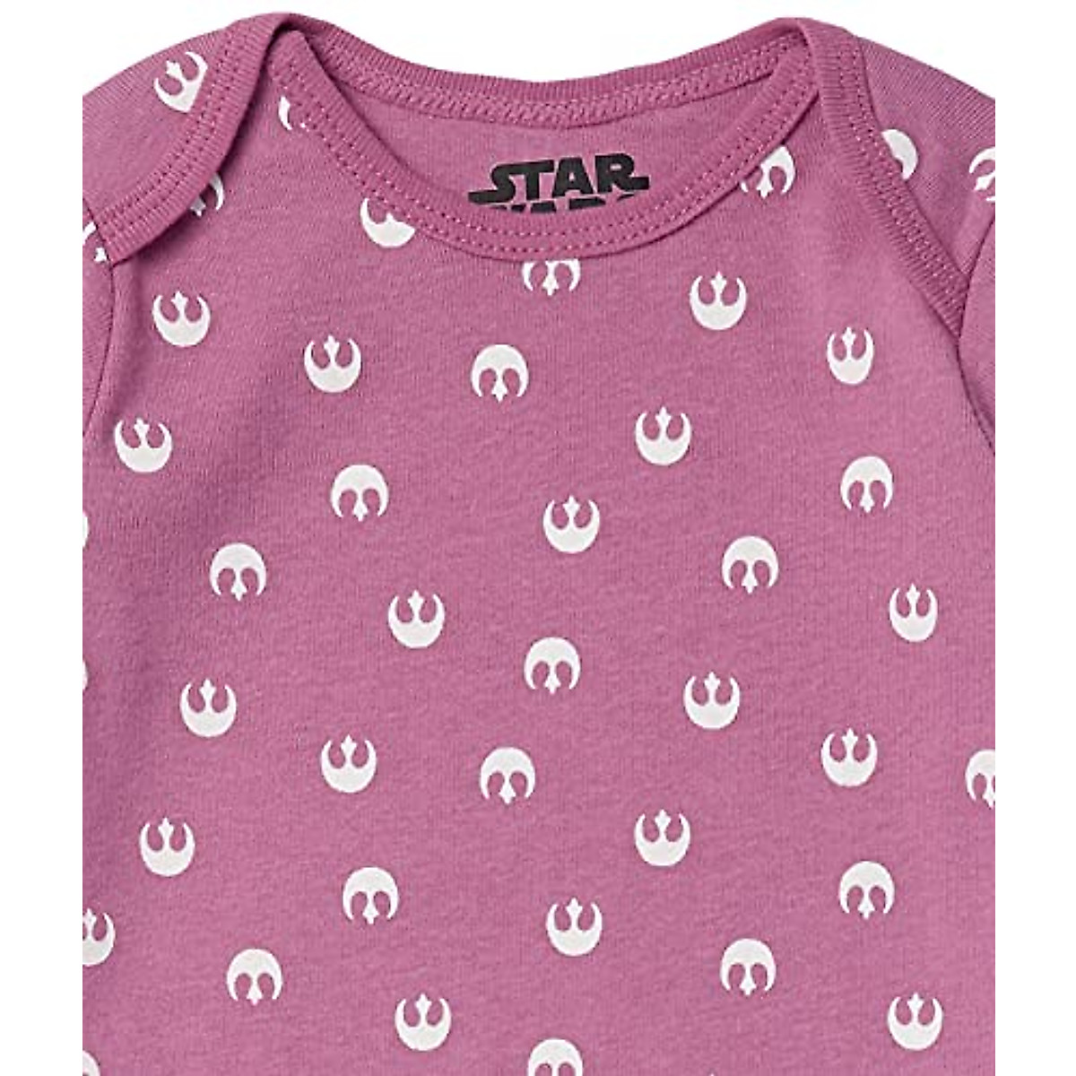 Amazon Essentials Disney | Marvel | Star Wars Unisex Babies' 6-Piece Outfit Set, Pack of 6, Star Wars Tiny Rebel, 0-3 Months