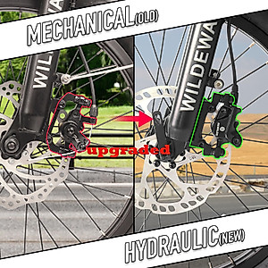 Wildeway FW11 Electric Bike 48V 32Ah Battery 750W 30MPH Folding Electric Bike for Adults, 20'' Fat Tire Mountain Ebike Bicycles, 7-Speed Gears and Dual Shock Absorber, Step-Thru 32AH Grey