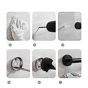 VEMMIO Towel Ring Useful Toilet Clothes Holder Wall Mount Storage Racks Towel Ring Hand Towel Holder Washcloth Hanger Ring Racks (Color : Gold)