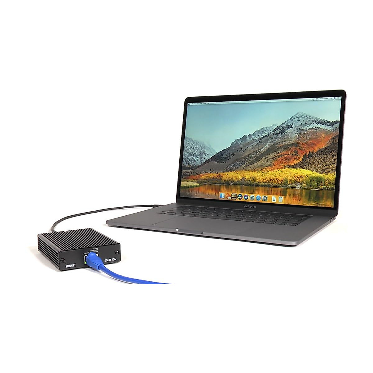 Sonnet Technologies Solo 10G Thunderbolt 3 to 10GBASE-T Ethernet Fanless Adapter (SOLO10G-TB3)
