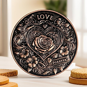 ZSALSTING - Love Coin Collection Challenge Coin: Unique Memento and Pocket Token Gift to Inspire and Make Him/Her Lucky - Perfect Commemorative Gift to Show Your Love and Appreciation-ZSALSTING