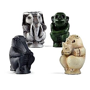 Chronicle Collectibles JUMANJI Game Oversized Collector Player Pieces Solid Polyresin Set of 4