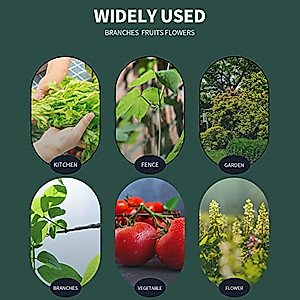 Pruning Shears, VESKYAO Pruning Shears for Gardening, Heavy Duty Garden Shears, Professional Handheld Garden Bypass Pruning Shears, Stainless Steel Sharp Pruner Secateurs with Adjustable Thumb Lock