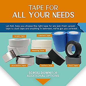 Reli. Painter's Tape, Blue | 8 Rolls | 2" x 55 Yards (440 Yards Total) | Blue Painters Tape 2 Inch Wide | Paint Tape for Walls, Glass, Wood Trim | Painting/Masking Tape | Blue