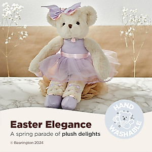 Bearington Collection Tootsie Ballerina 15 Inch Teddy Bears for Girls - Ballerina Stuffed Animals - Dance Recital Gifts for Girls