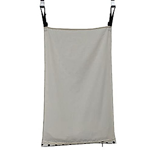 HDHYK Adjustable Space Saving Door Hanging Laundry Hamper Bag Dorm Laundry Bag,Wide Open Top Over The Door Laundry Hamper with Free Hanging Hooks
