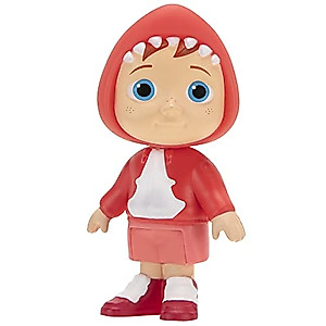 CoComelon 6 Figure Family and Friends Shark Theme Pack - Includes JJ, Nico, Cody, Nina, Bella and Cece in Shark Hoodies - Toys for Kids and Preschoolers