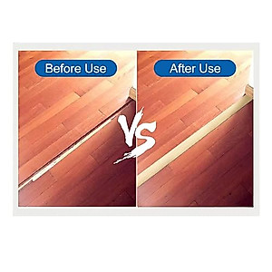 Floor Transition Strip Self Adhesive, Floor Cover Strips 2" Wide, Vinyl Floor Flat Divider Strip (3.28FT, Maple Wood Grain)