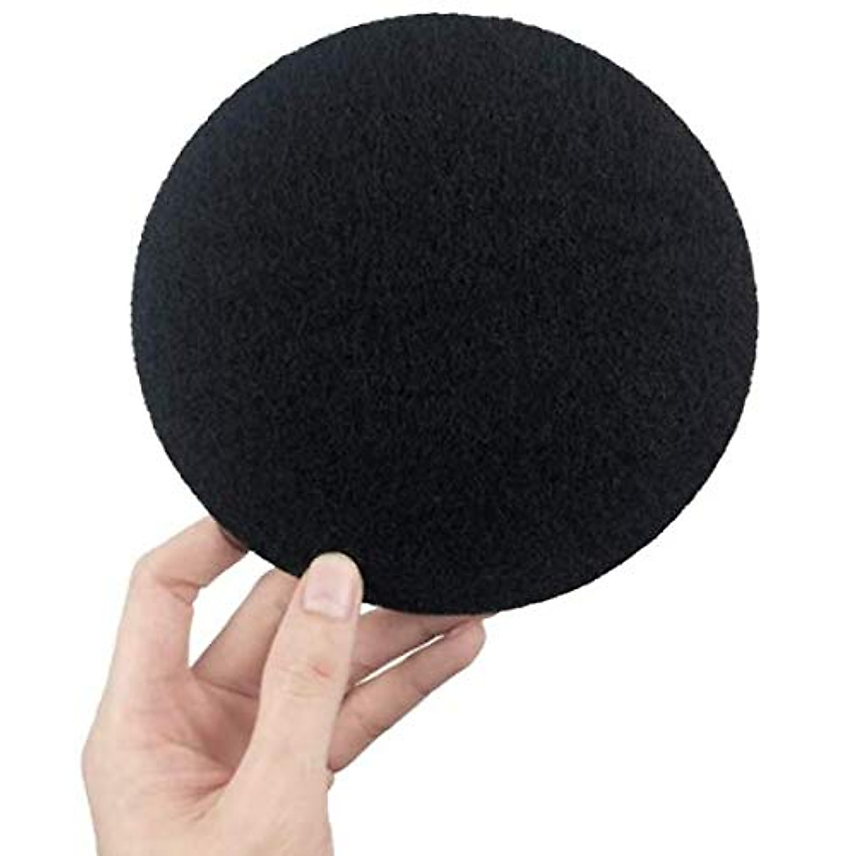 Charcoal Filters Compost Bin - Replacement Filter Round 7.25 inch - Extra Thick 0.4" Kitchen Pail 6 Pack - Carbon Premium Quality Countertop Bucket - Cutting Template Unisize Composting Bins