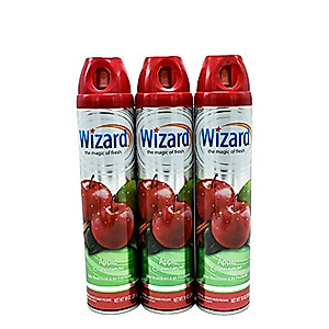 Wizard The Magic of Fresh Air Freshener 10Oz Apple Cinnamon Pack of 3