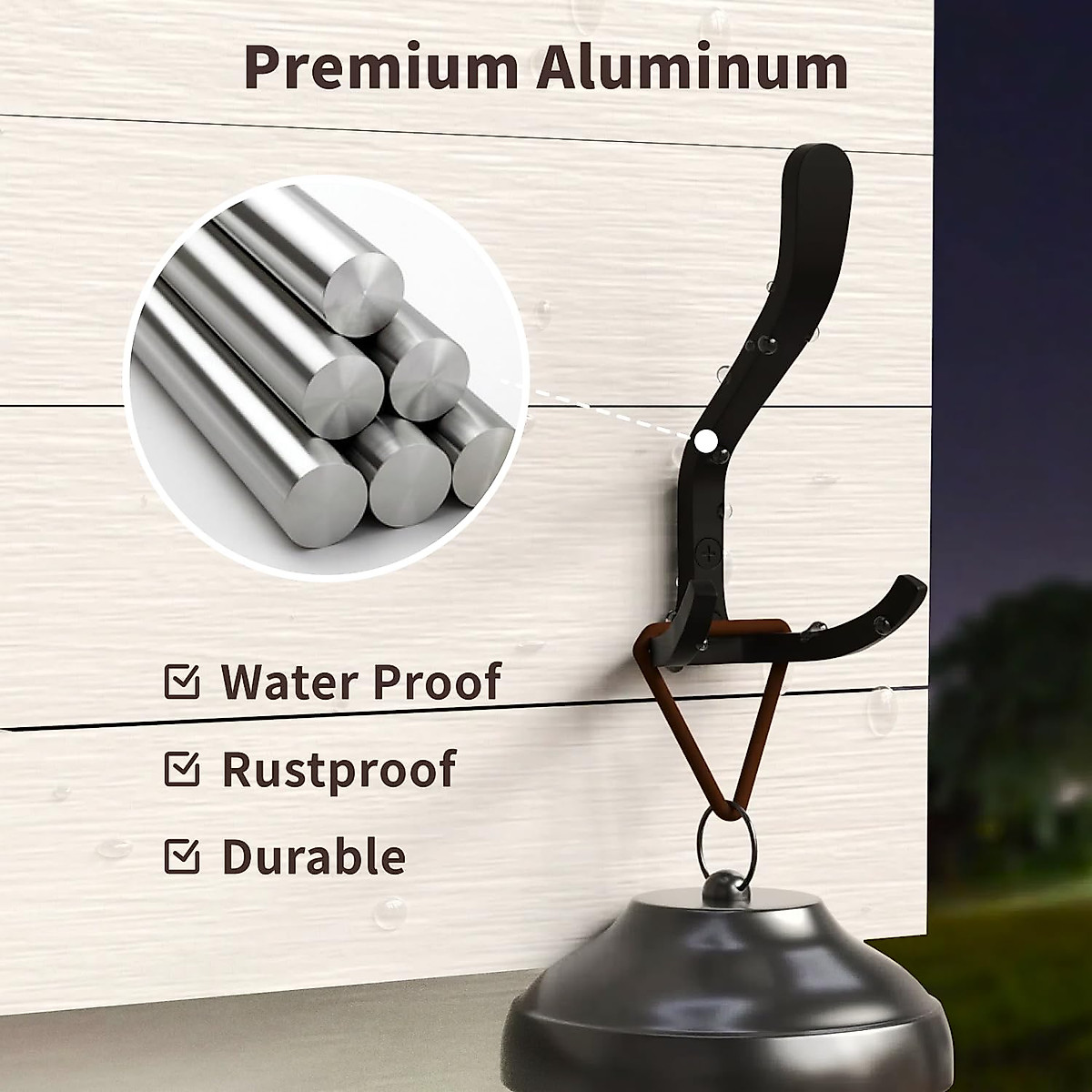 GWAAZXGZ Heavy Duty Wall Mount Hooks - Black Wall Hooks for Hanging Coats, Hold Up to 50 LBS, Coat Hooks for Bathroom, Bedroom, and Entryway, 5 Pack